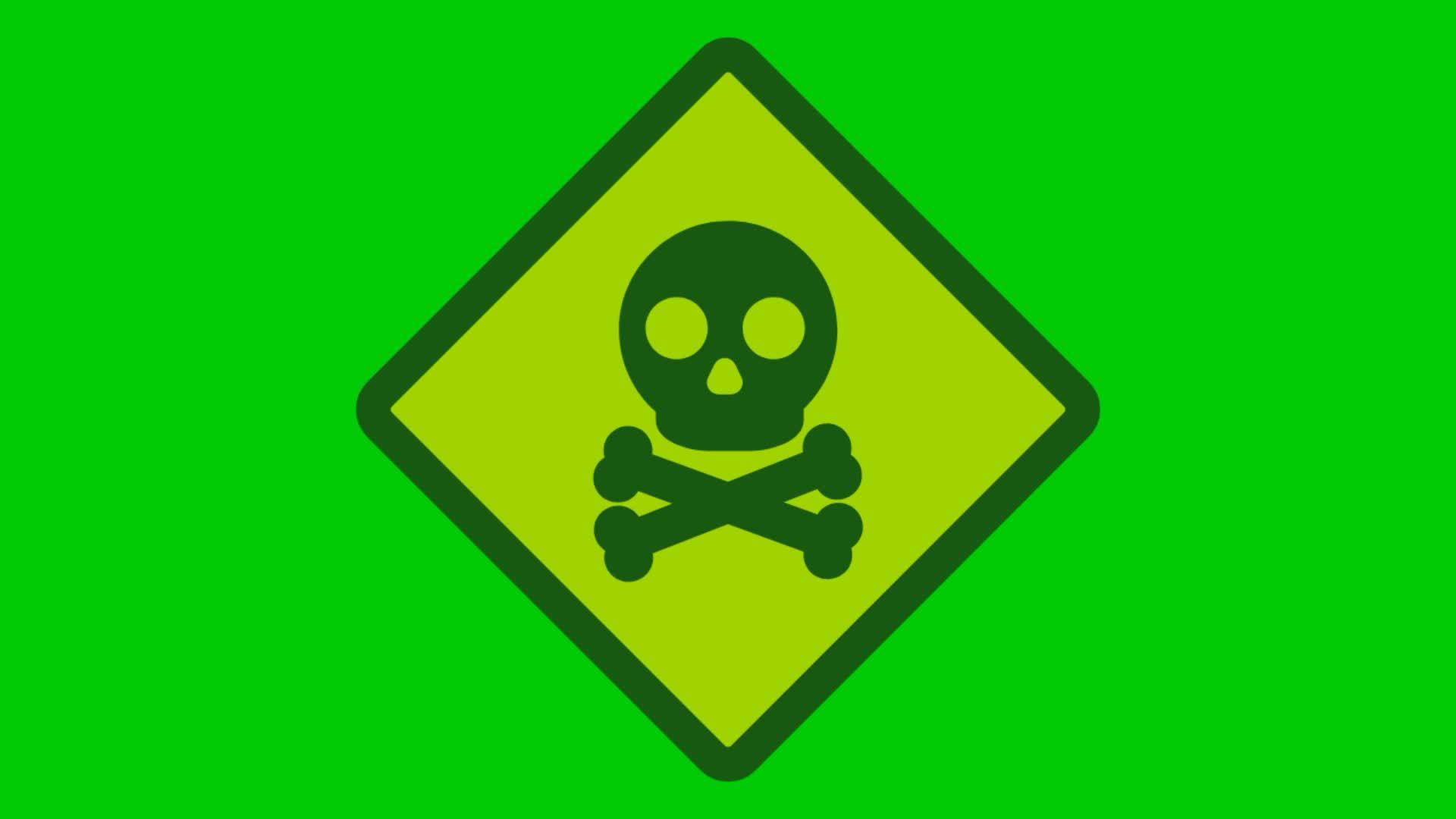 Green Screen Warning Sign Animation Video 21183131 Stock Video At Vecteezy