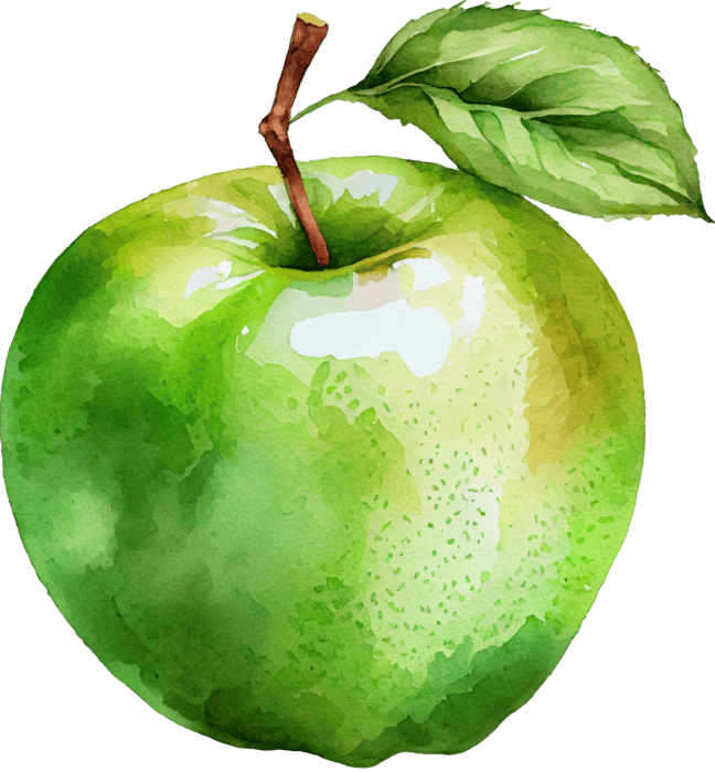 Watercolor Apple PNGs for Free Download