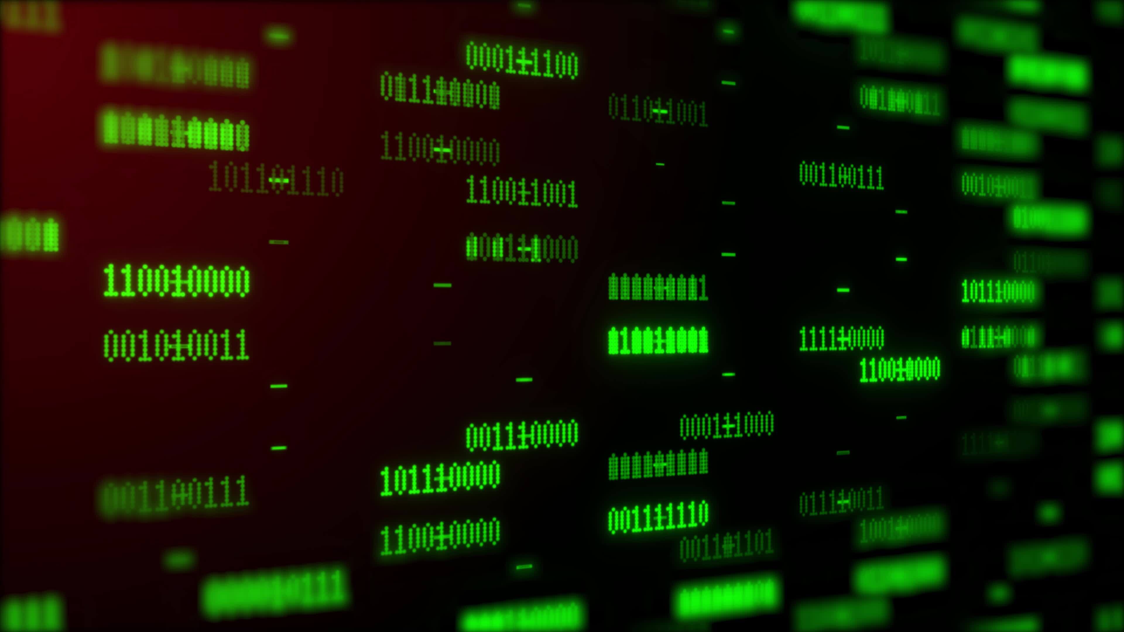 Digital Binary Code Animation High Tech Background, Animation Abstract ... Digital Binary Code Animation High Tech Background, Animation Abstract ...