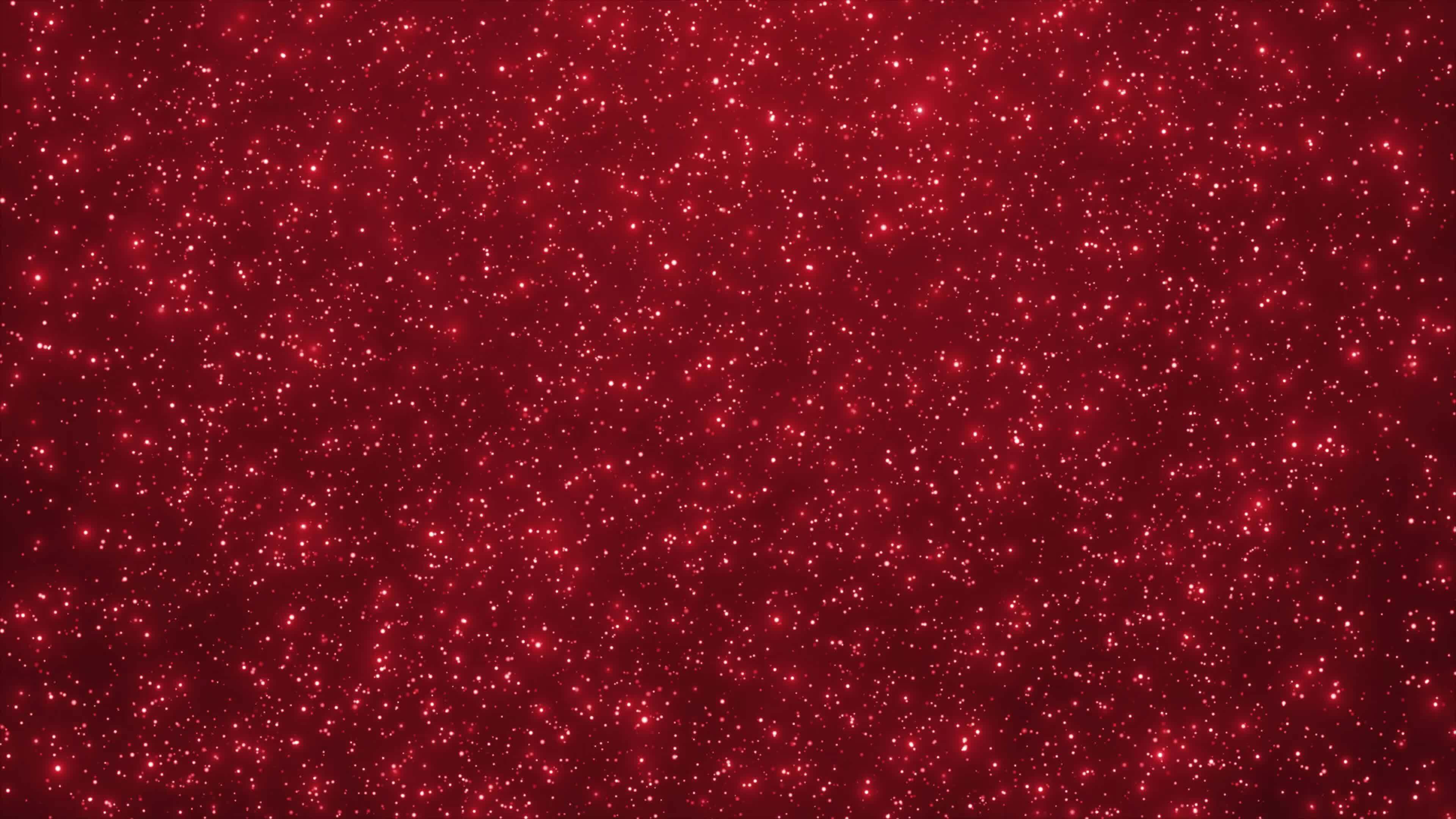 Glitter Red Particle Falling On Black Background. Abstract Party Celebration Glitter Background ...