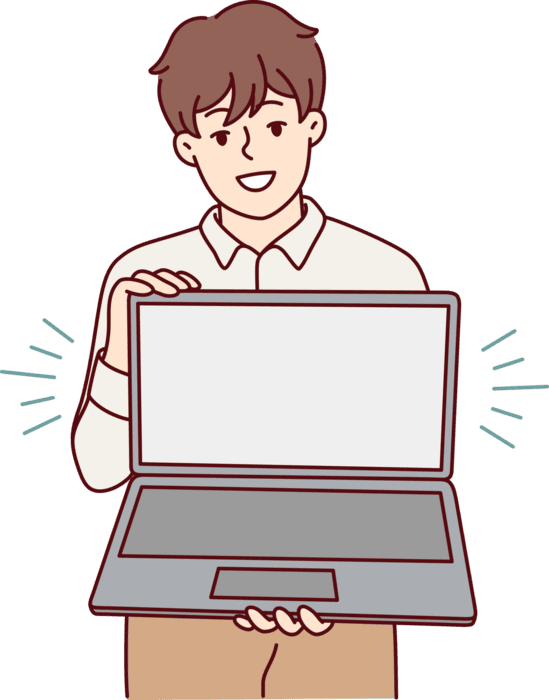 Man With Laptop PNGs for Free Download