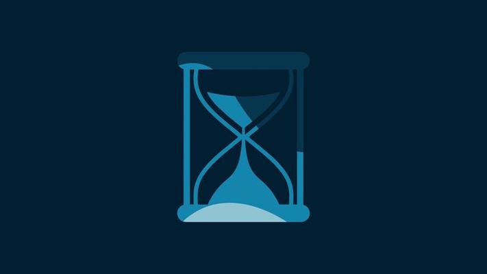 Sand Clock Animation Stock Video Footage for Free Download