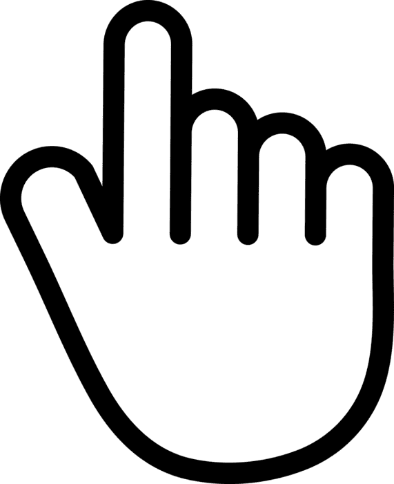 Finger Cursor PNGs for Free Download