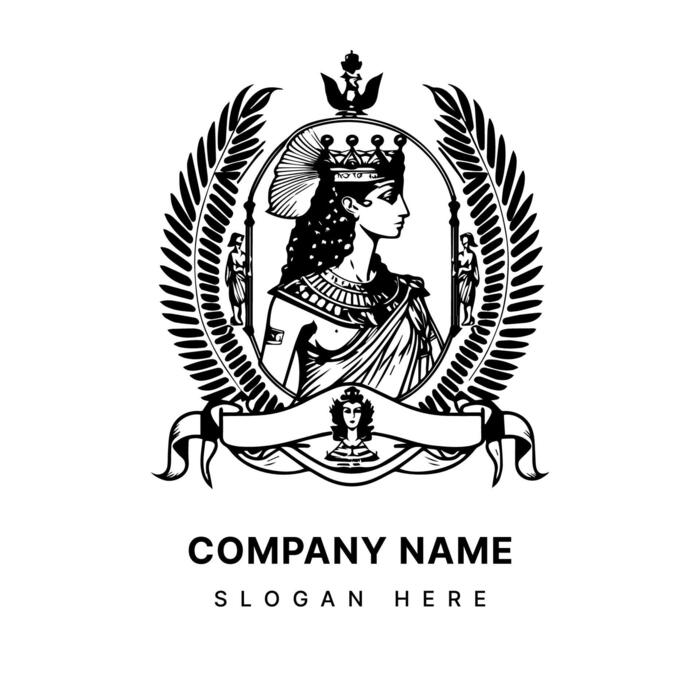 Cleopatra Logo Vector Art, Icons, and Graphics for Free Download