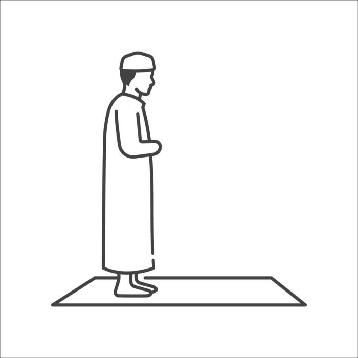 Islamic Pray Vector Art, Icons, and Graphics for Free Download