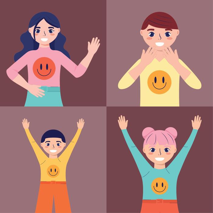 Smiling People Vector Art, Icons, and Graphics for Free Download