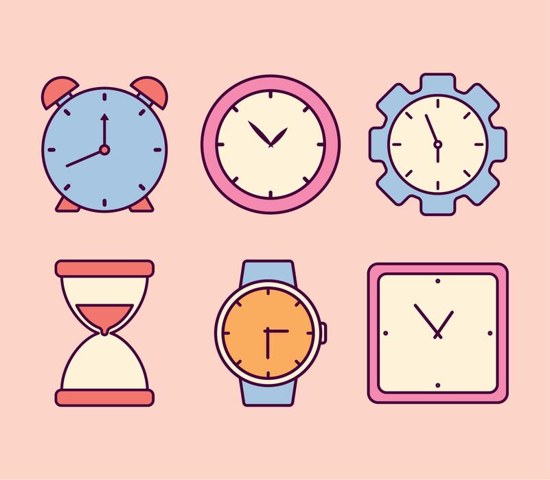 Clocks And Watches Vector Art, Icons, and Graphics for Free Download