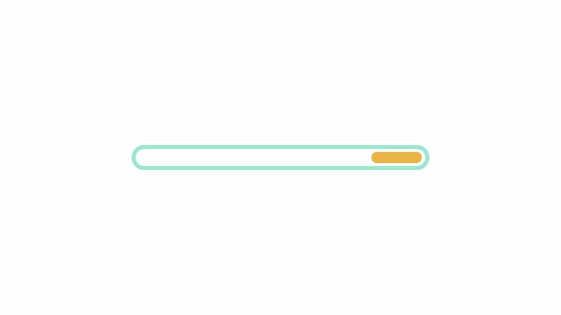 Animated line progress bar preloader 21413563 Stock Video at Vecteezy