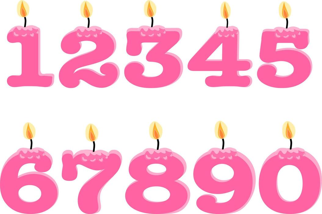 Birthday Candle Vector Art, Icons, and Graphics for Free Download