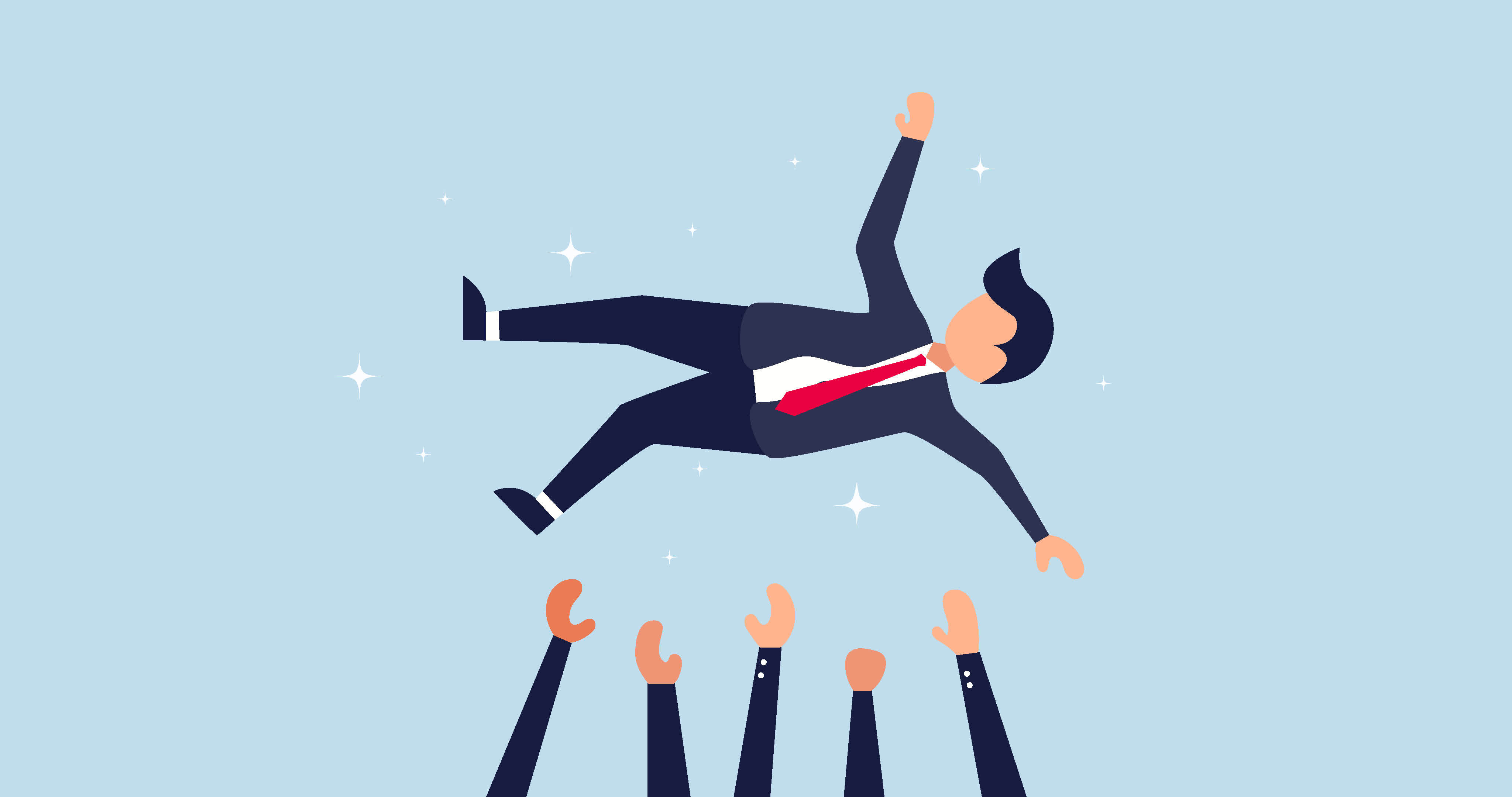 4k Job Promotion Celebration Animation Winning Prize And Success In 4k-job-promotion-celebration-animation-winning-prize-and-success-in