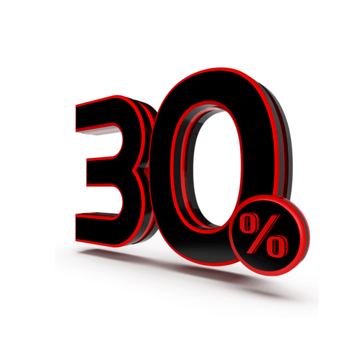 30 Percent Off PNGs for Free Download