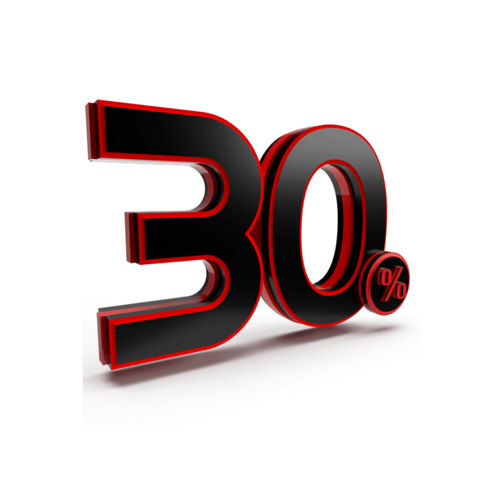 30 Percent Off PNGs for Free Download