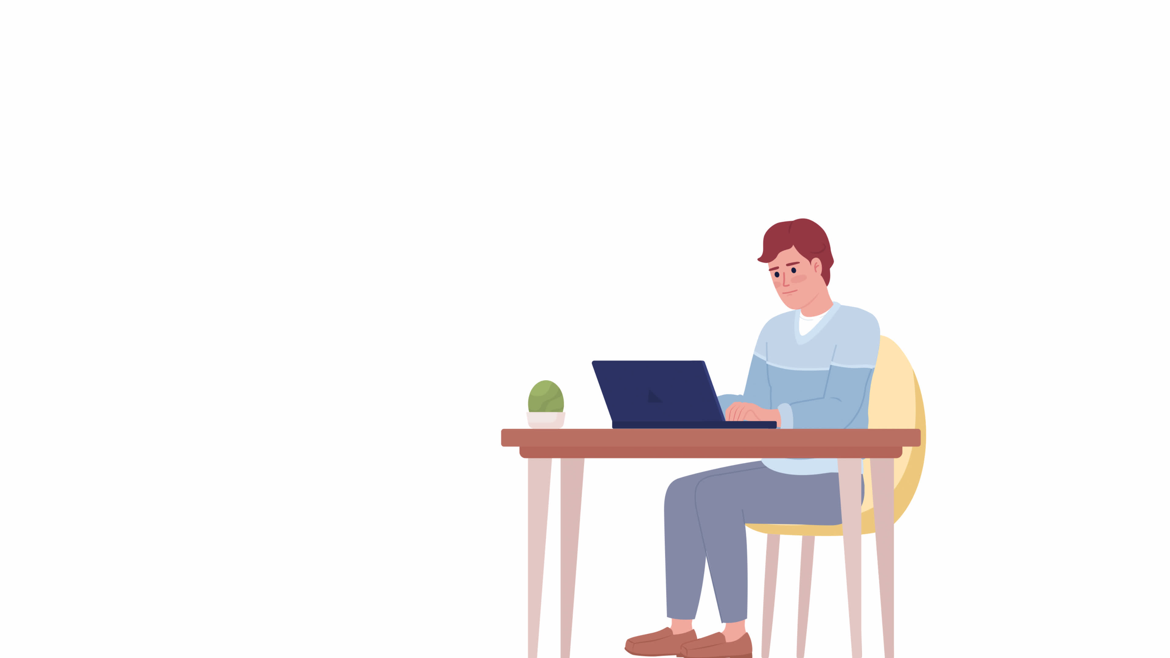 Animated using AI content generator. Blogger applying artificial ...