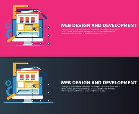 Web Development Poster Vector Art, Icons, and Graphics for Free Download