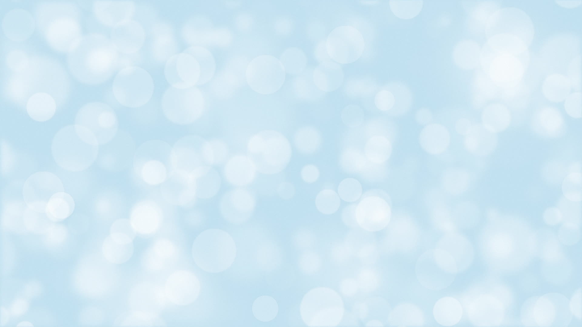 Abstract blue bokeh background animation with gently flickering defocused white bokeh spheres ...