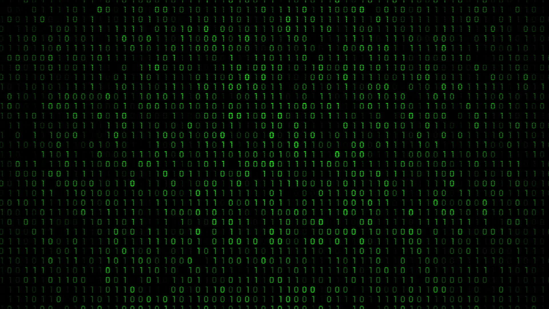 Simple Crt Monitor Styled Binary Code Motion Background Animation This Retro Technology