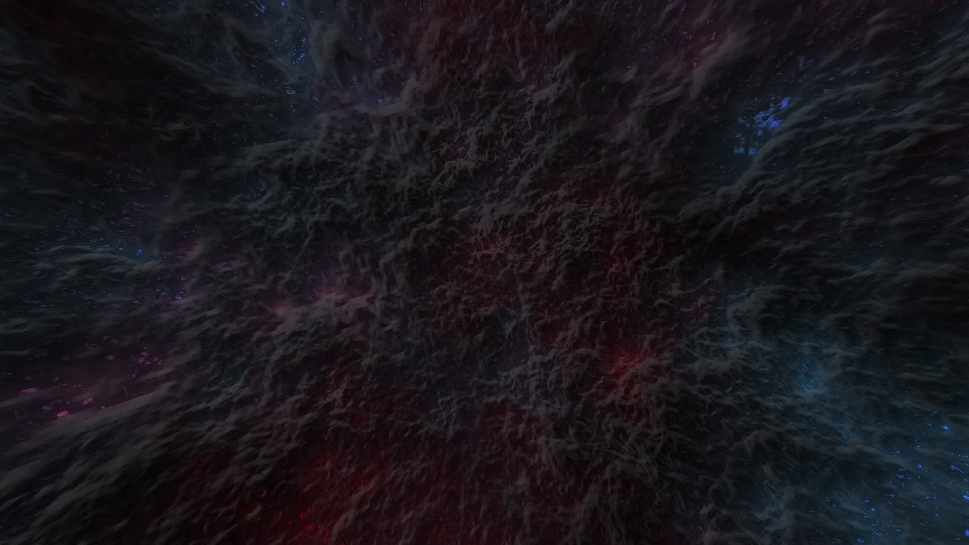 Flying through dark, red and blue smoke explosions, clouds or fog. Full HD and looping motion ...