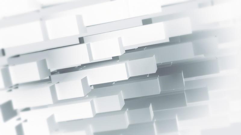 Abstract white geometric technology motion background animation - patterned effect with gently ...