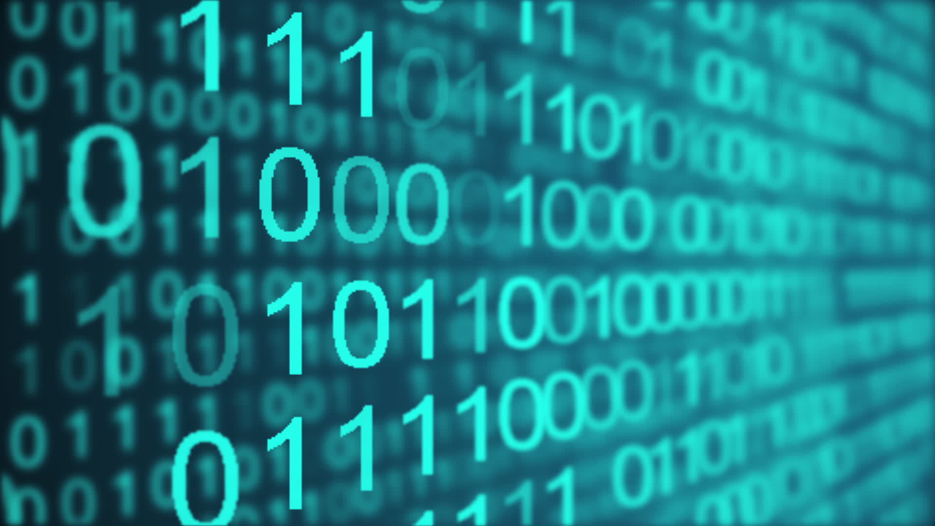 Blue Binary Code Technology Motion Background 21488475 Stock Video At Vecteezy