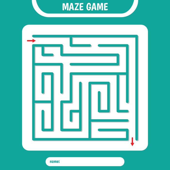 Maze Game Template Vector Art, Icons, and Graphics for Free Download