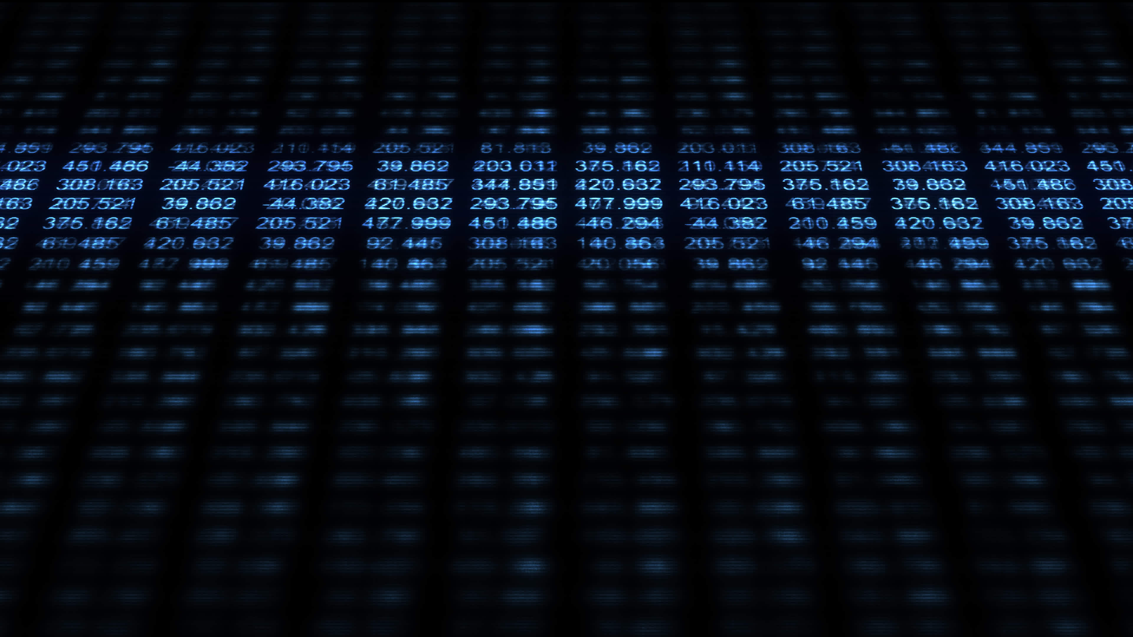 Futuristic Data Grid Of Streaming Numbers Loop 21490181 Stock Video