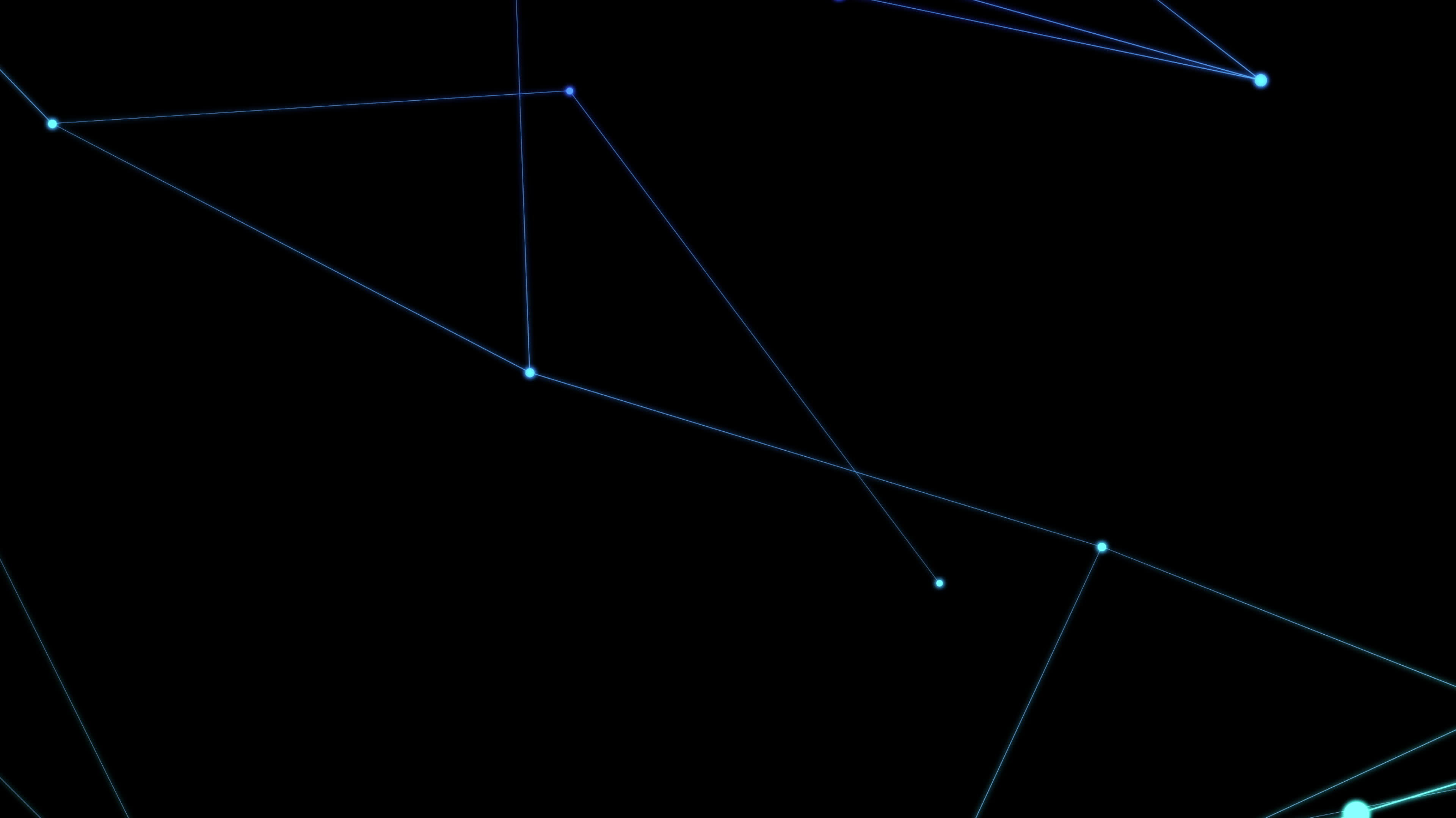 Abstract Digital Connection Moving Dots And Lines 3d Technology