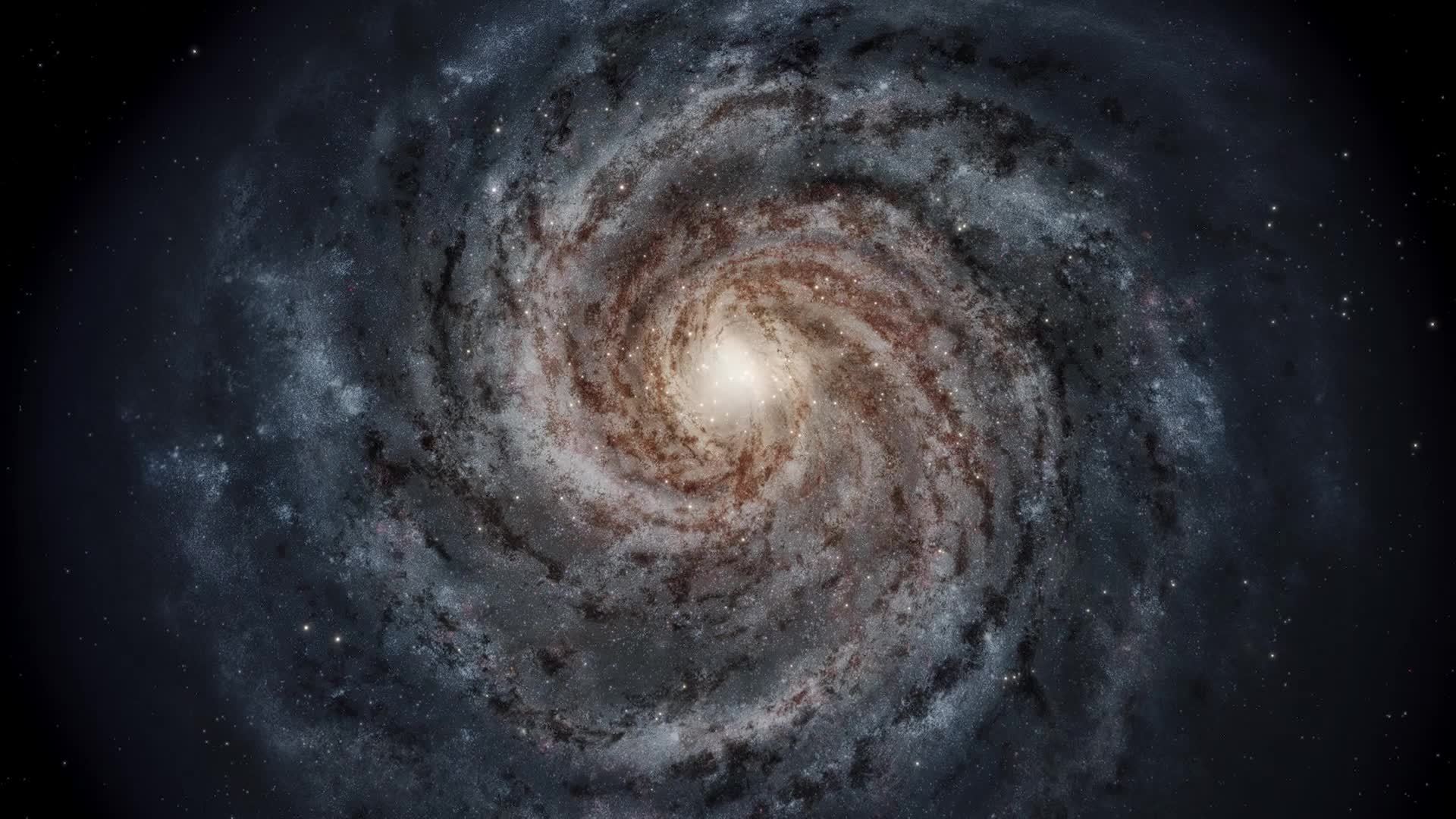 Zooming Galaxy Stock Video Footage for Free Download