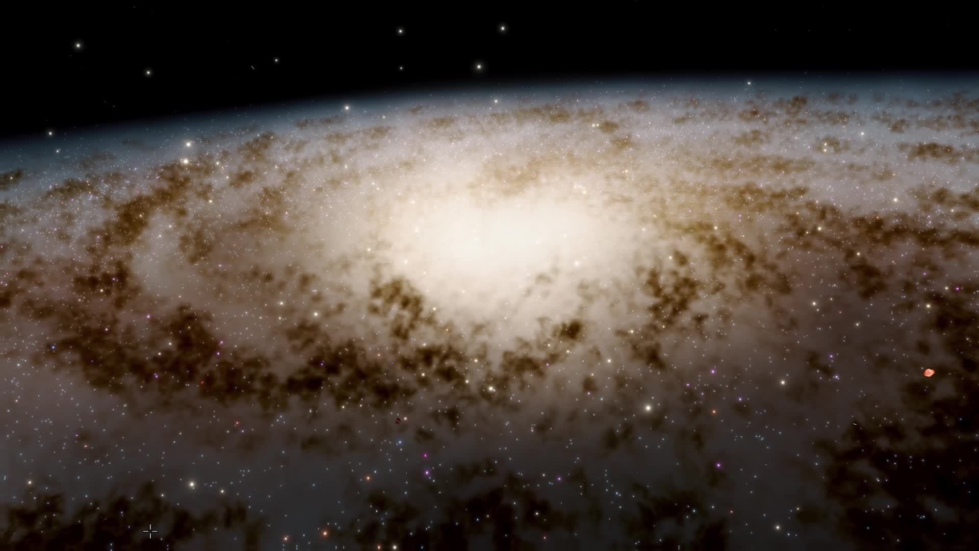 Milky Way Galaxy Space Flight, Zoom Out 21571019 Stock Video at Vecteezy
