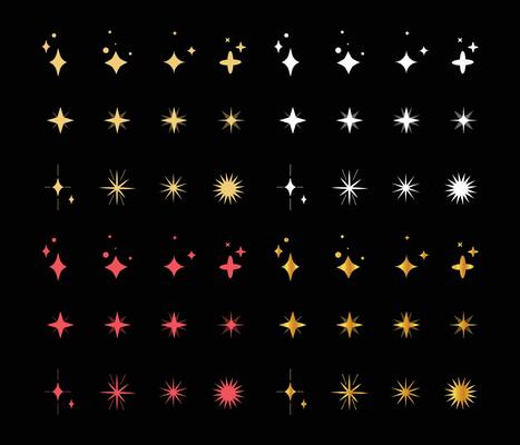 Glitter Stars Vector Art, Icons, and Graphics for Free Download