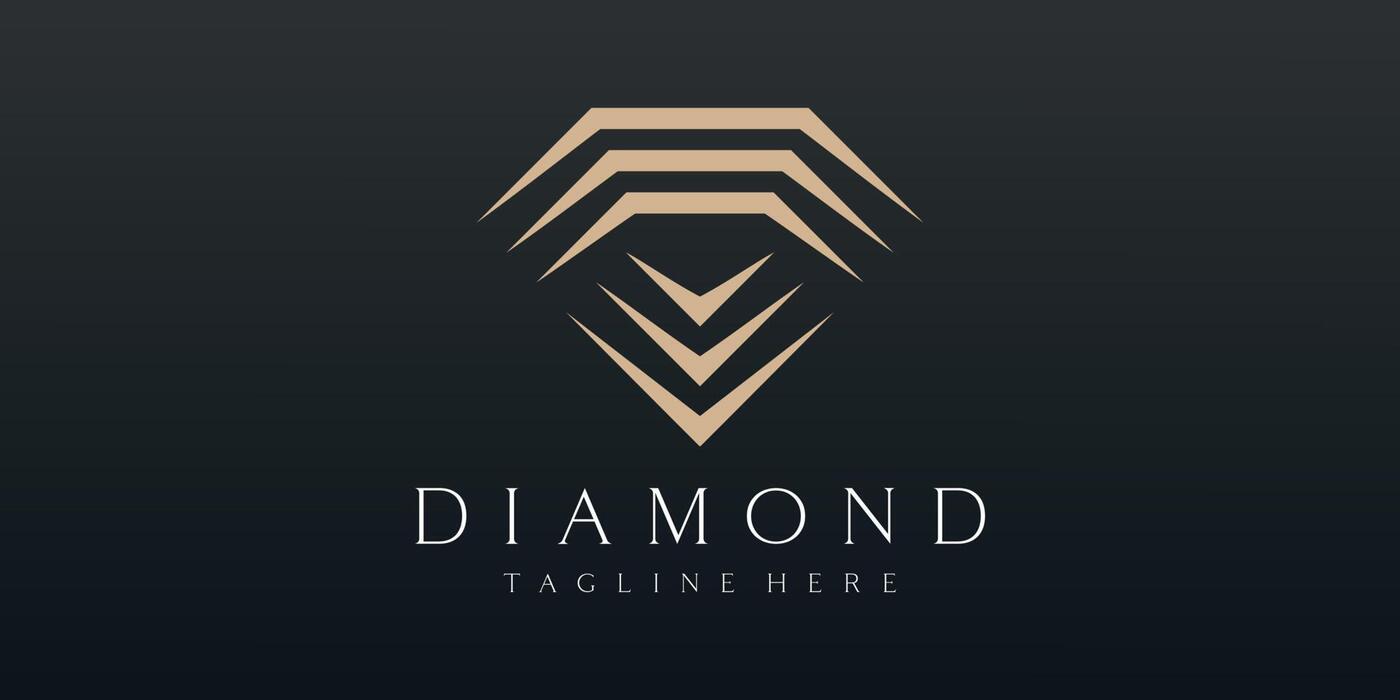 Luxury Diamond Logo Vector Art, Icons, and Graphics for Free Download