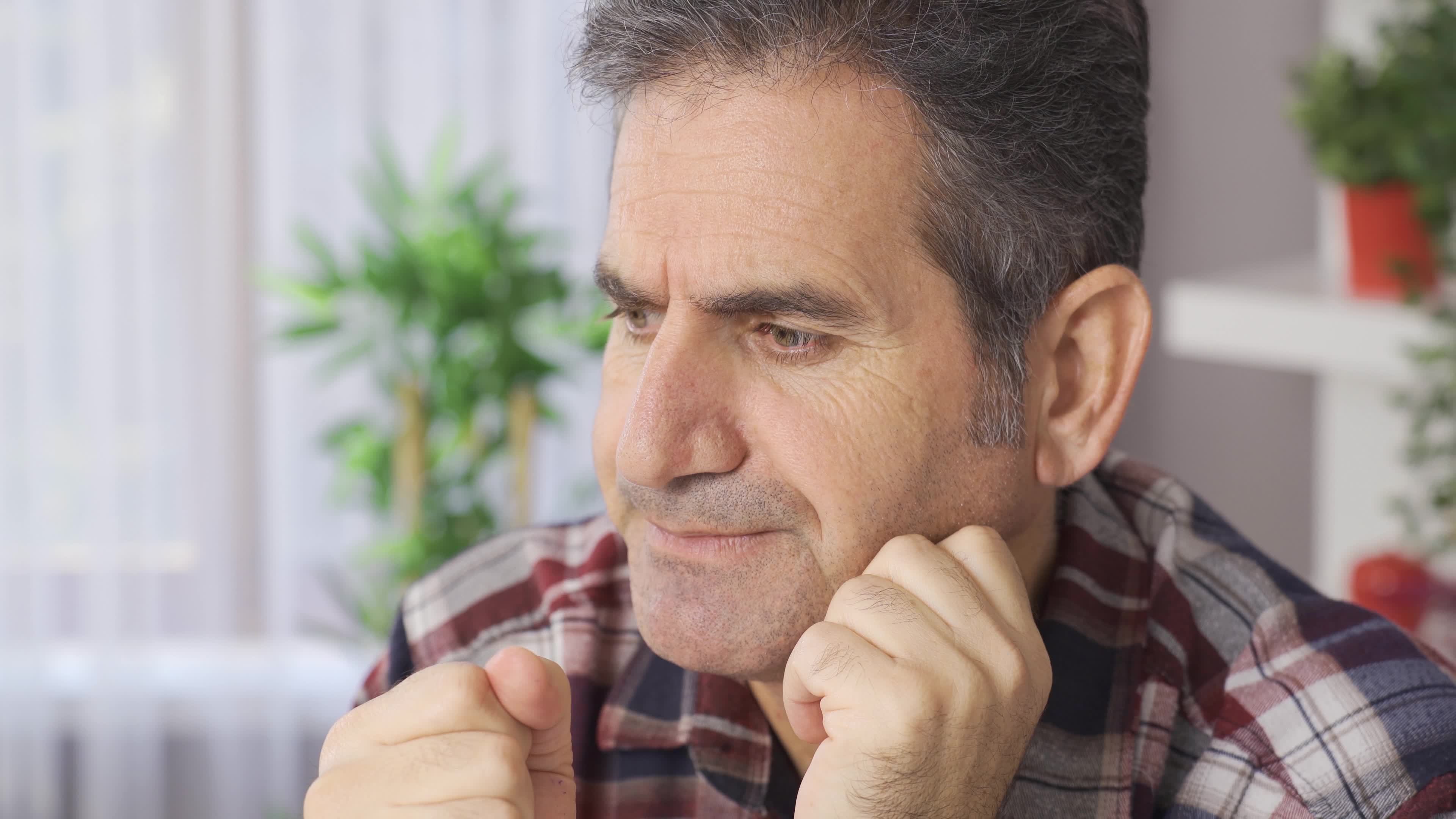 Thoughtful man trying to make a decision. Indecisive man is having ... Thoughtful man trying to make a decision. Indecisive man is having ...