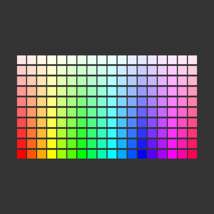 Rgb Color Chart Vector Art, Icons, and Graphics for Free Download
