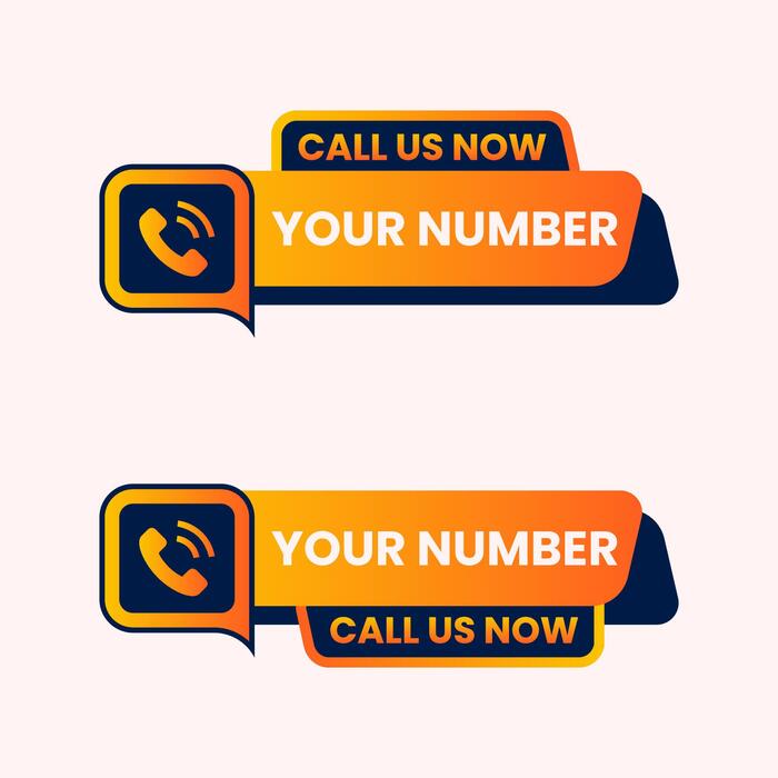 Phone Number Logo Vector Art, Icons, and Graphics for Free Download