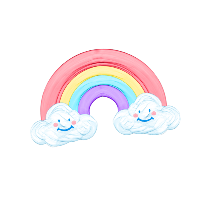 Rainbow Cartoon PNGs for Free Download
