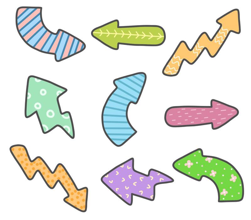 Cute Arrow Vector Art, Icons, and Graphics for Free Download