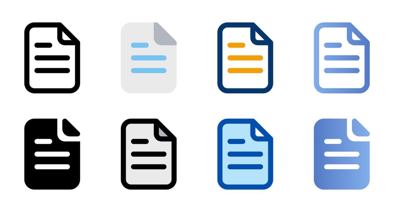 Document Icon Vector Art, Icons, and Graphics for Free Download