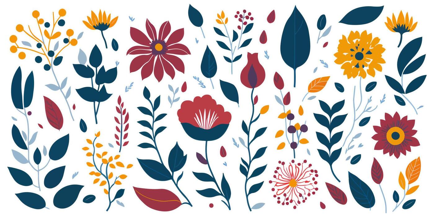 Spring Flowers Vector Art, Icons, and Graphics for Free Download