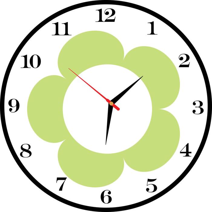 Flower Clock Vector Art, Icons, and Graphics for Free Download