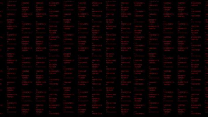 Hacker Code Running Stock Video Footage for Free Download