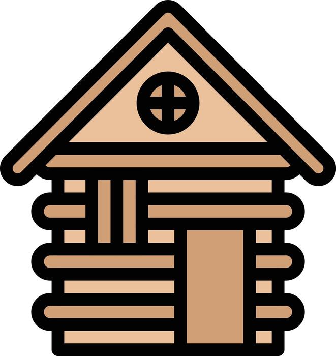 Log Cabin Icon Vector Art, Icons, and Graphics for Free Download