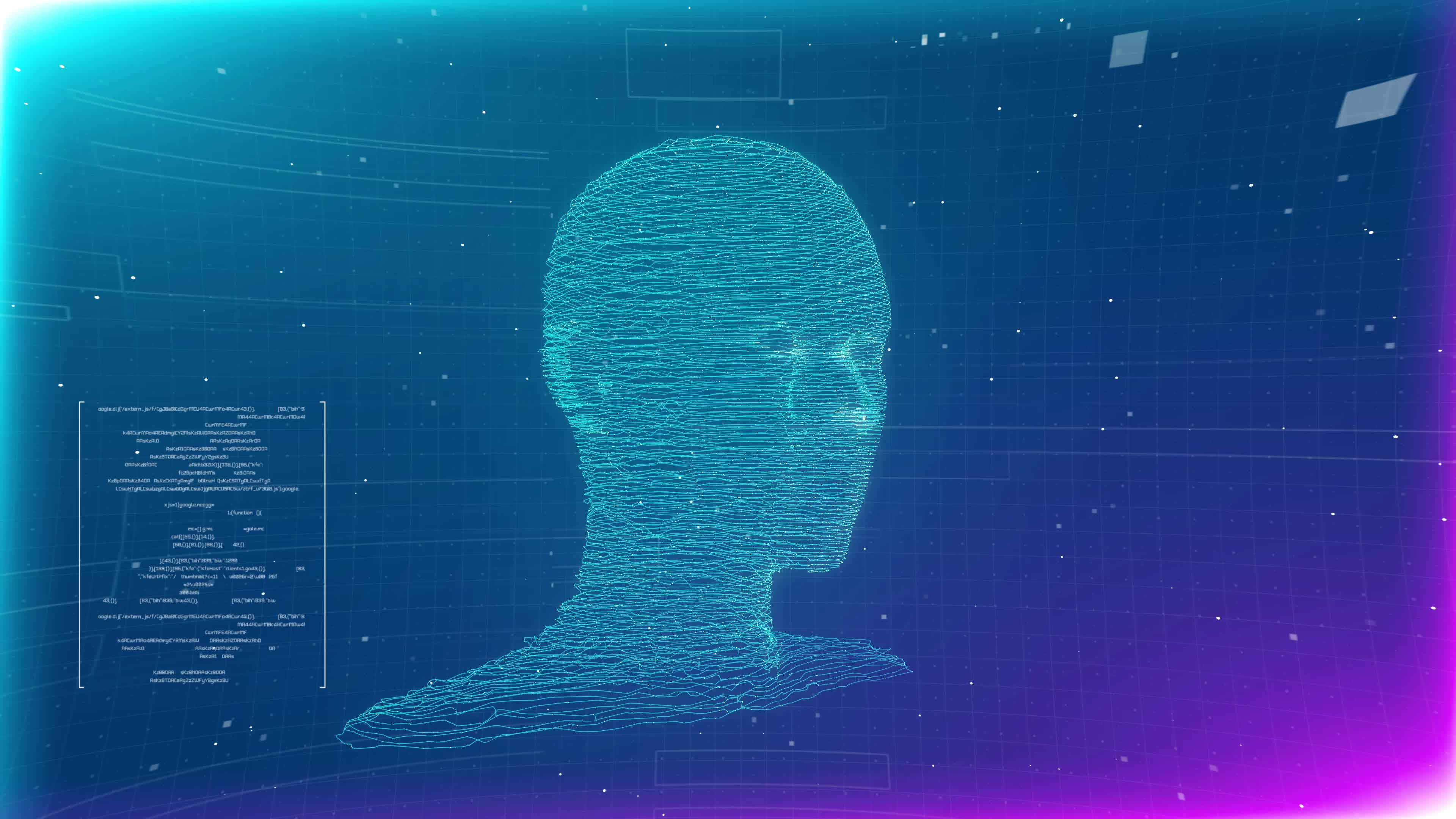 artificial intelligence network Ai line circuit technology Data ...