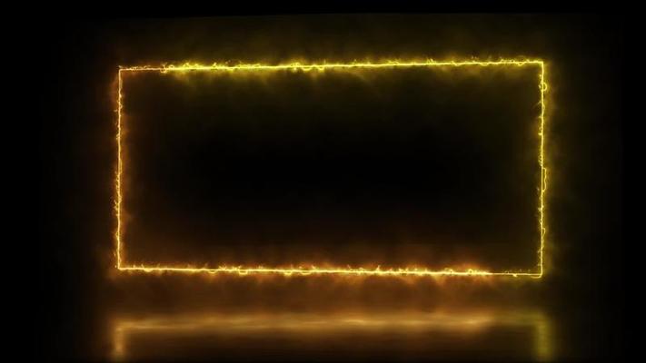 Neon Animated Frame Stock Video Footage for Free Download