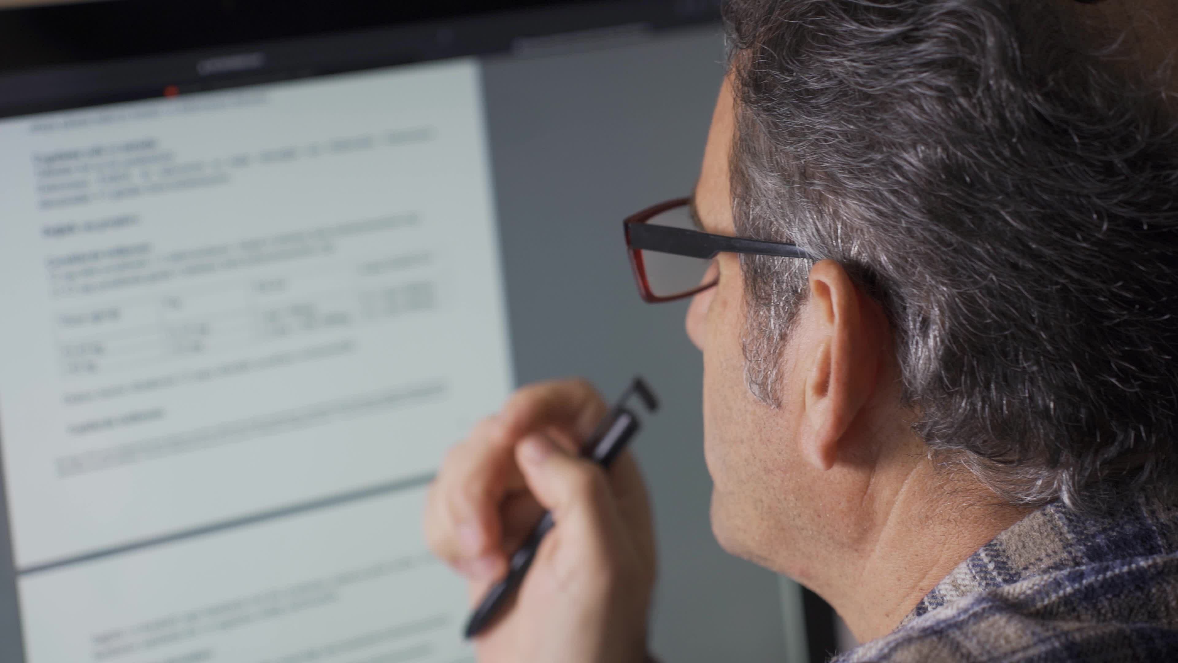 Editing Document Stock Video Footage for Free Download