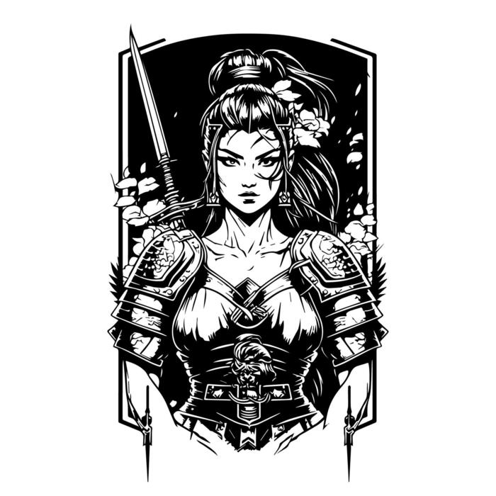 Female Warrior Vector Art, Icons, and Graphics for Free Download