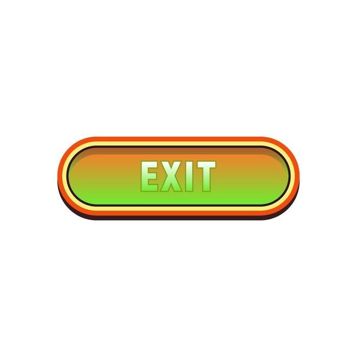 Exit Button Vector Art, Icons, and Graphics for Free Download