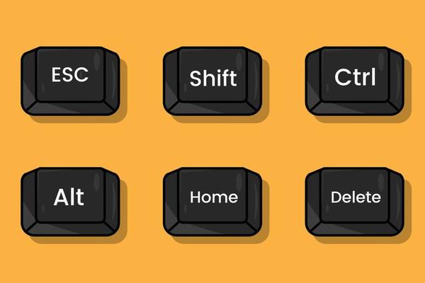 Computer Keyboard Keys Vector Art Icons And Graphics For Free Download