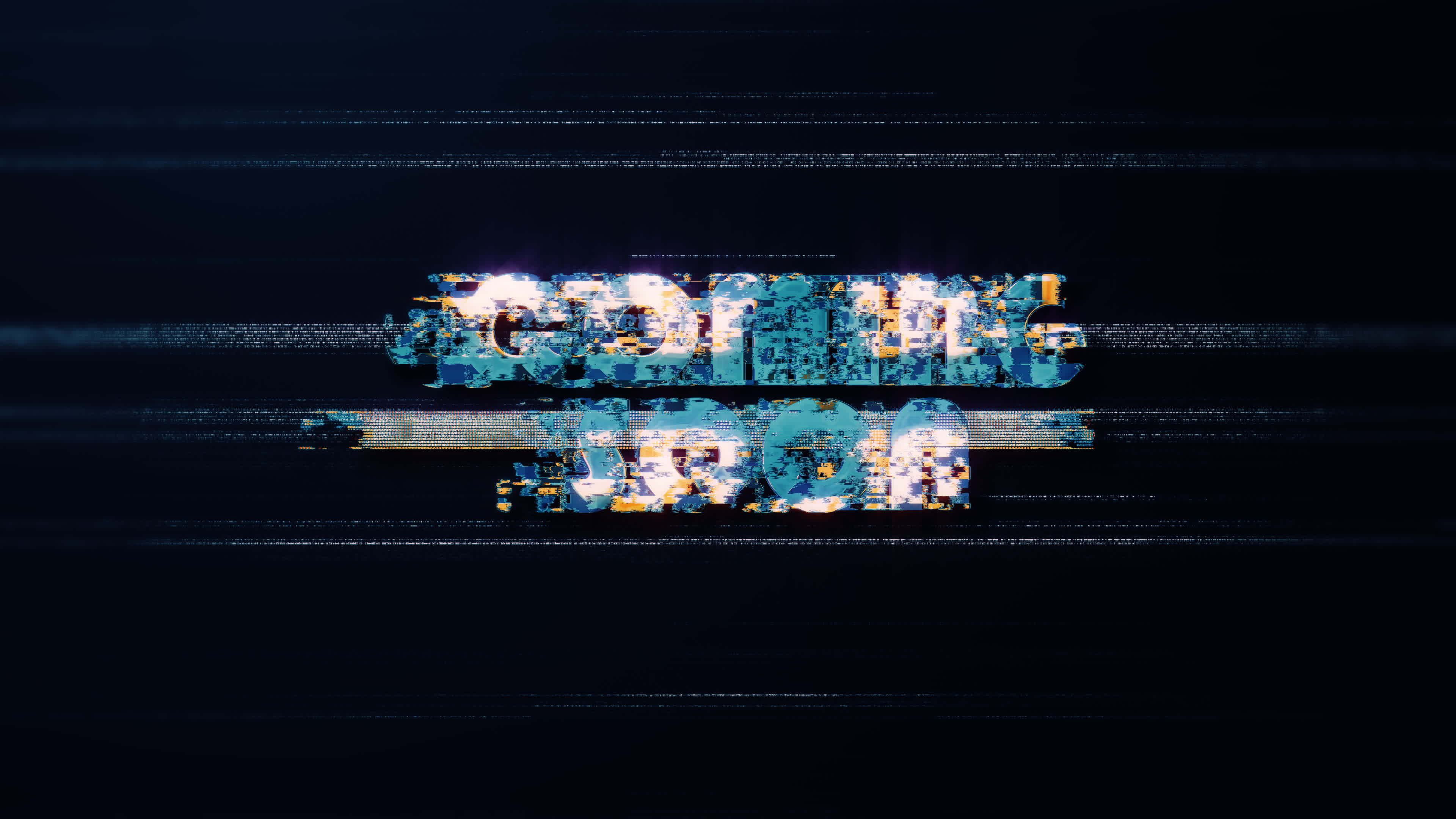 Coming Soon glitch text effect cinematic trailer title background 21789314 Stock Video at Vecteezy