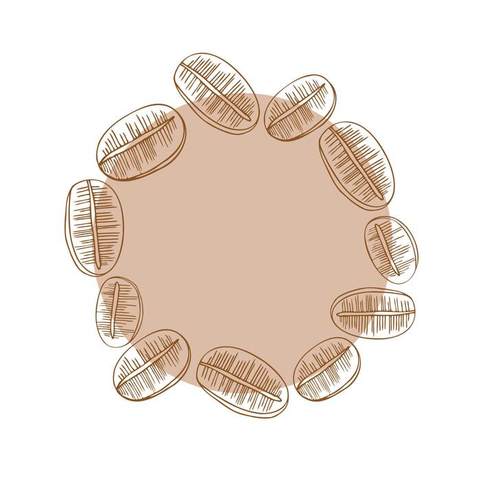 Coffee Bean Frame Vector Art, Icons, and Graphics for Free Download