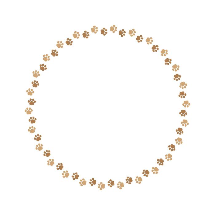 Paw Print Border Vector Art, Icons, and Graphics for Free Download