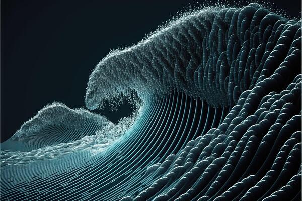 3d Waves Stock Photos, Images and Backgrounds for Free Download